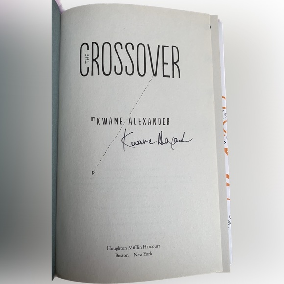 HMH | Other | Signed The Crossover By Kwame Alexander | Poshmark